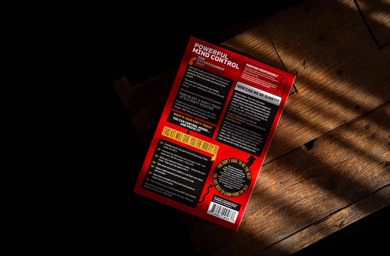 How to Control Minds Kit. Extraordinary Mind Control Magic Tricks ...